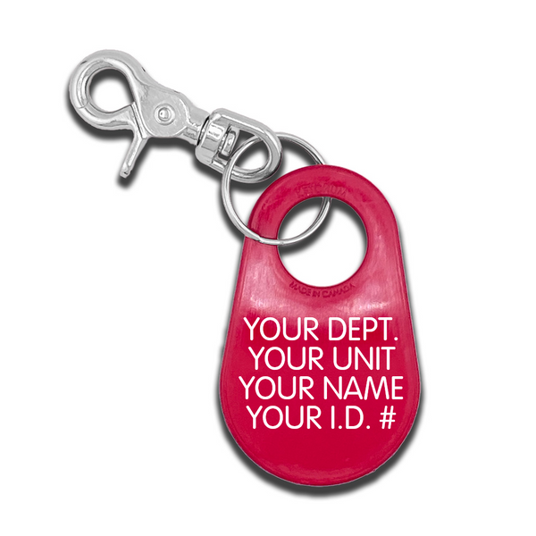 Engraved Accountability Tags - 4 Lines - Nylon – First Responder Decal Co.