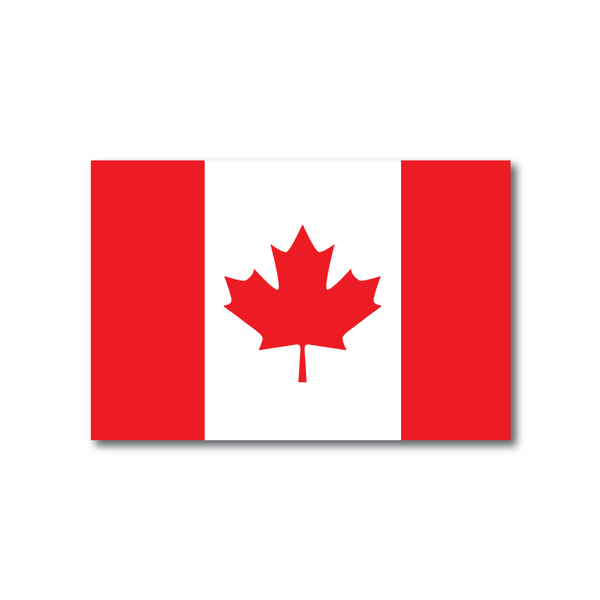 Reflective Canadian Flag Decal – First Responder Decal Co.