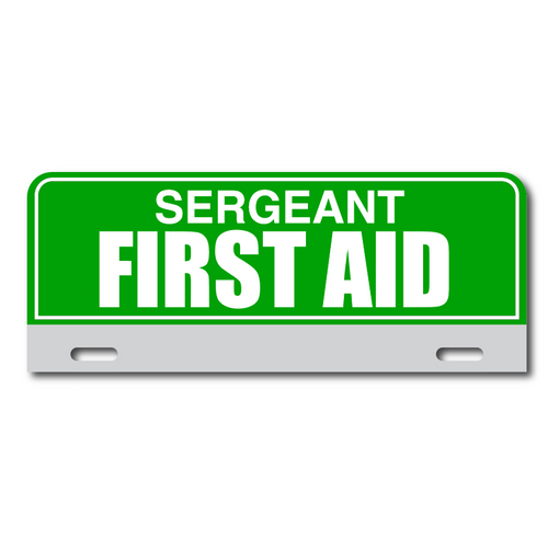 Firefighter Half License Plates – First Responder Decal Co.