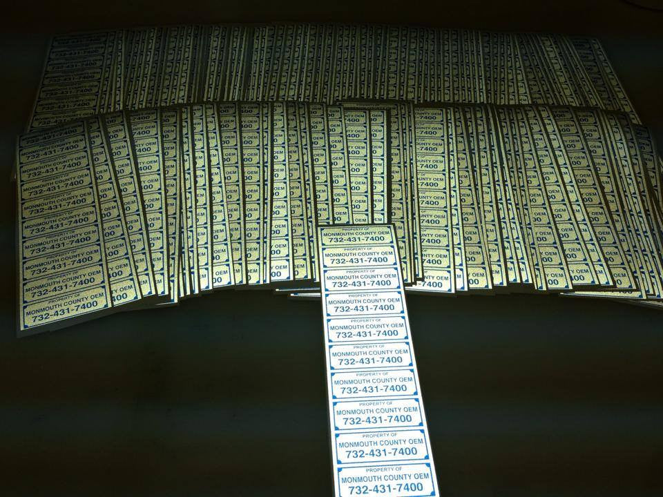 Small Pager, Radio, & Fire Equipment Labels – First Responder Decal Co.