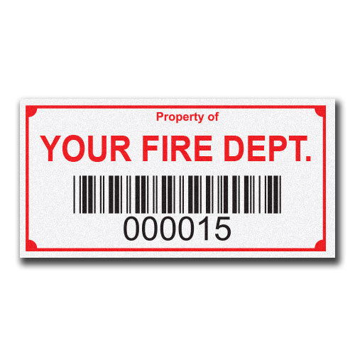 Fire Equipment Labels - Serialized or Barcoded – First Responder Decal Co.