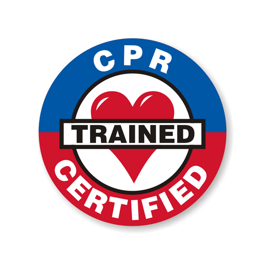 CPR Certified 2" Round – First Responder Decal Co.