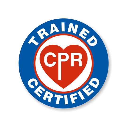 CPR Trained 2" Round – First Responder Decal Co.