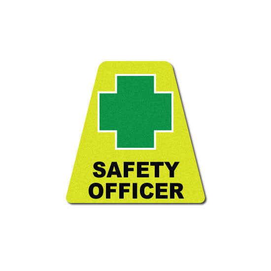 Reflective Yellow Safety Officer Tetrahedron – First Responder Decal Co.