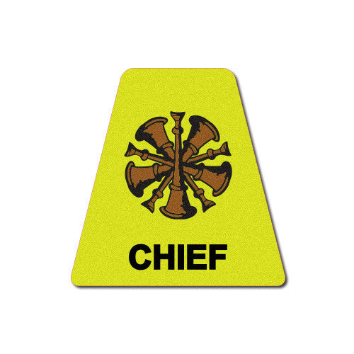 Yellow Chief Horns Tetrahedron – First Responder Decal Co.