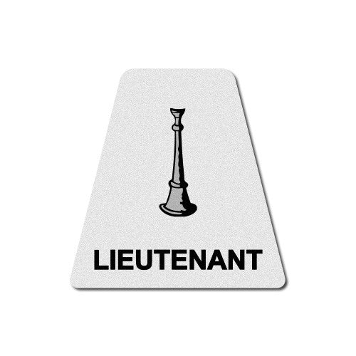White Lieutenant Horns Tetrahedron – First Responder Decal Co.
