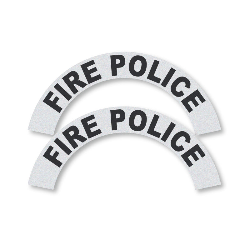 Crescent set - Fire Police – First Responder Decal Co.