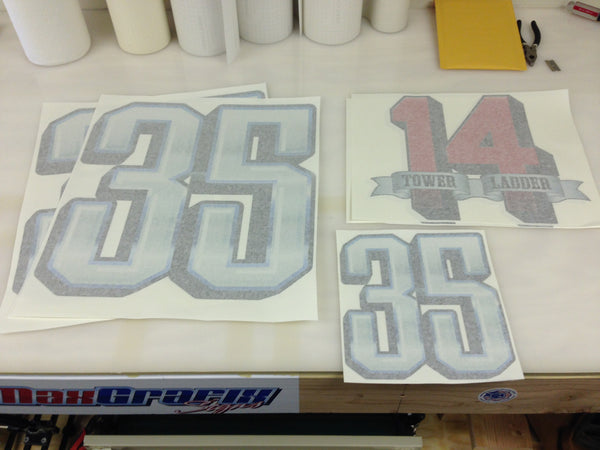 Custom 12 inch Reflective Vehicle or Apparatus Sized Decal – First ...