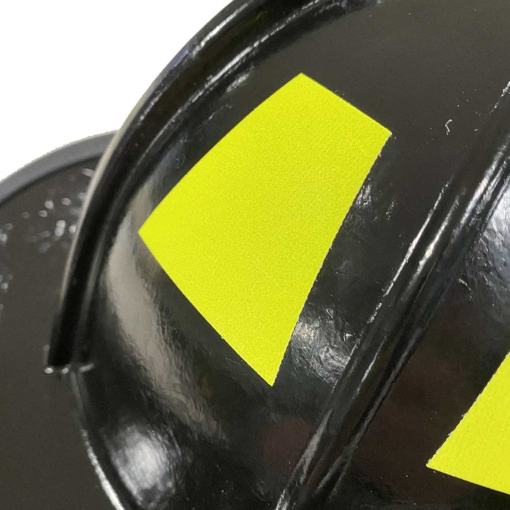 NFPA Approved - Fluorescent Yellow - OEM Helmet Tetrahedrons / Trapezo ...