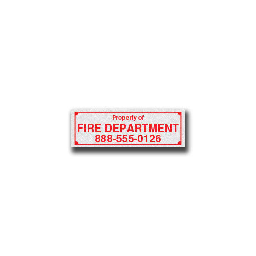 Small Pager, Radio, & Fire Equipment Labels – First Responder Decal Co.